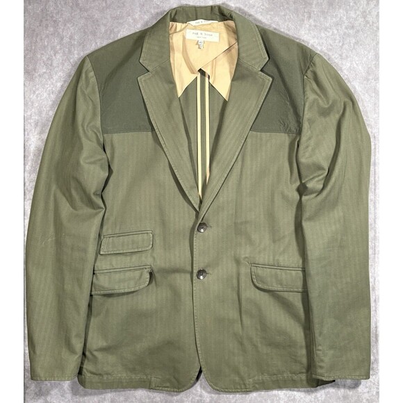 rag & bone | Suits & Blazers | Rag Bone Coat Mens 42 Green Oversized ...